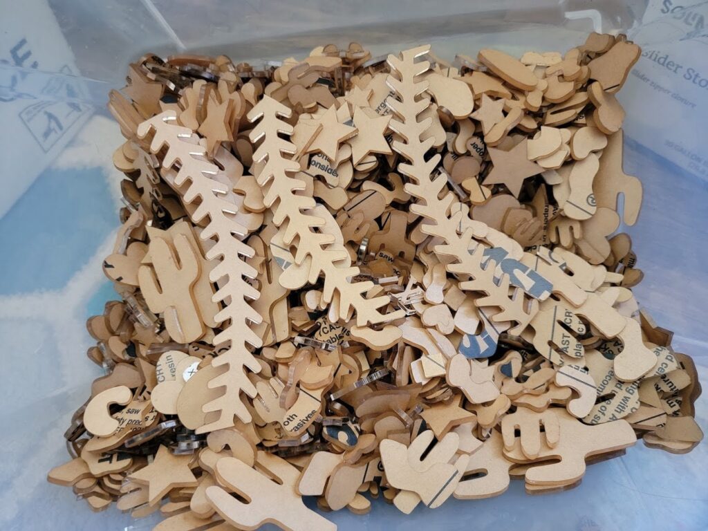 4lbs of Reverse Bleaching Acrylic Cutouts – Nani Design